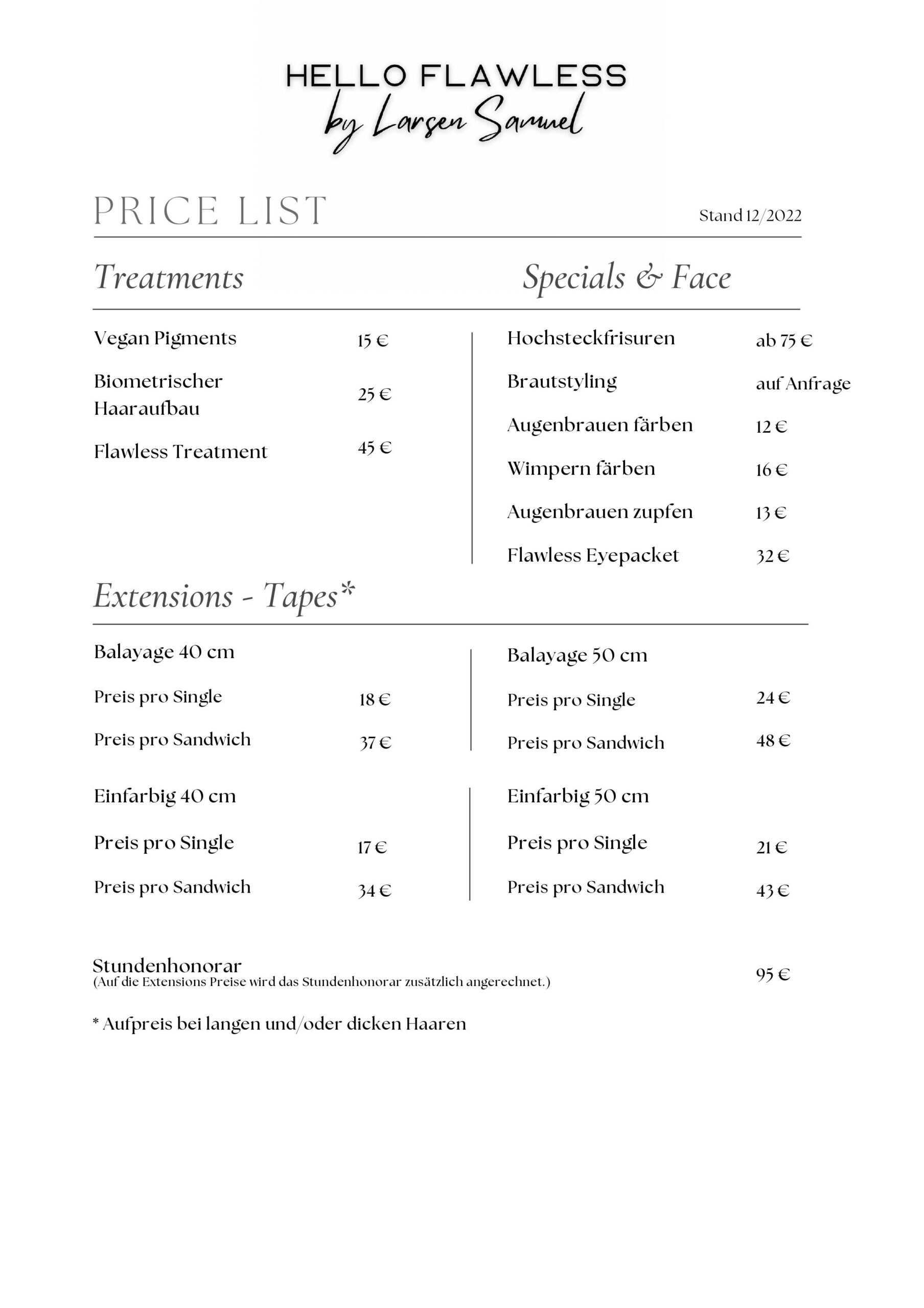 LEISTUNGEN – Hello Flawless by Larsen Samuel