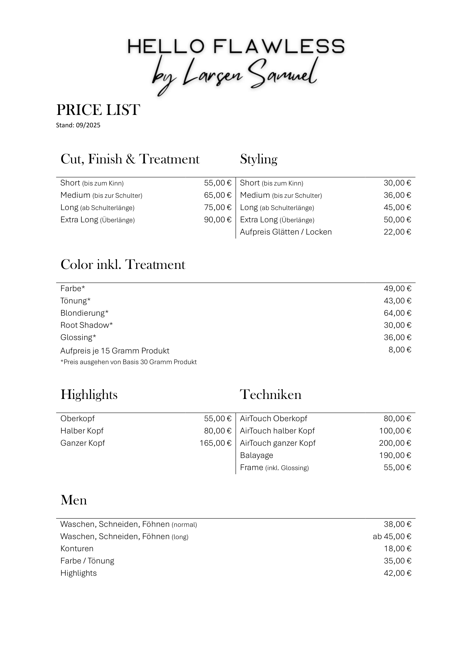 LEISTUNGEN – Hello Flawless by Larsen Samuel